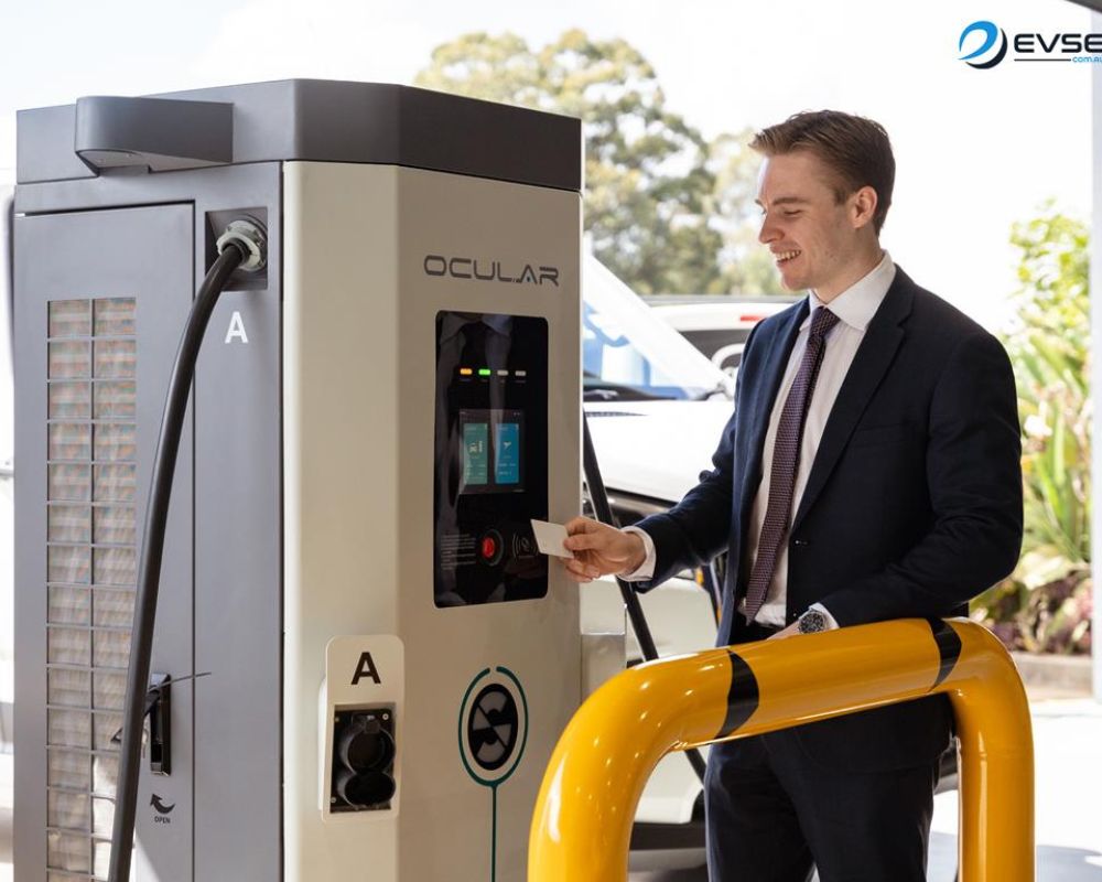 Ocular Atlas DC Charger | 60kW | Dual Charger CCS2 - EVSE Australia