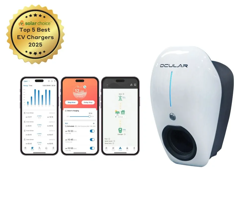 Ocular IQ Home Solar | 22kW | Universal - EVSE Australia