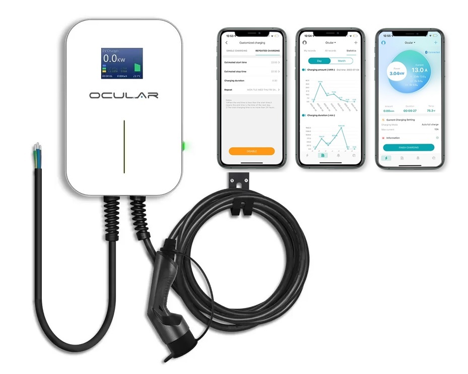 Ocular LTE Plus | w/6m Type 2 Cable - EVSE Australia