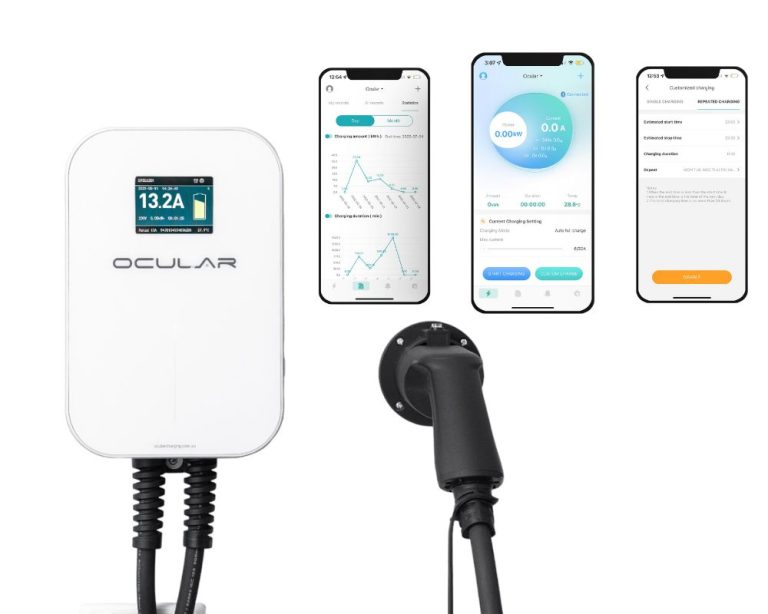 Ocular LTE Plus | w/6m Type 2 Cable - EVSE Australia