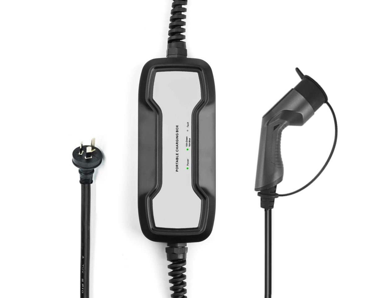 Portable Charger for Tesla | 10 Amp Plug | Type 2