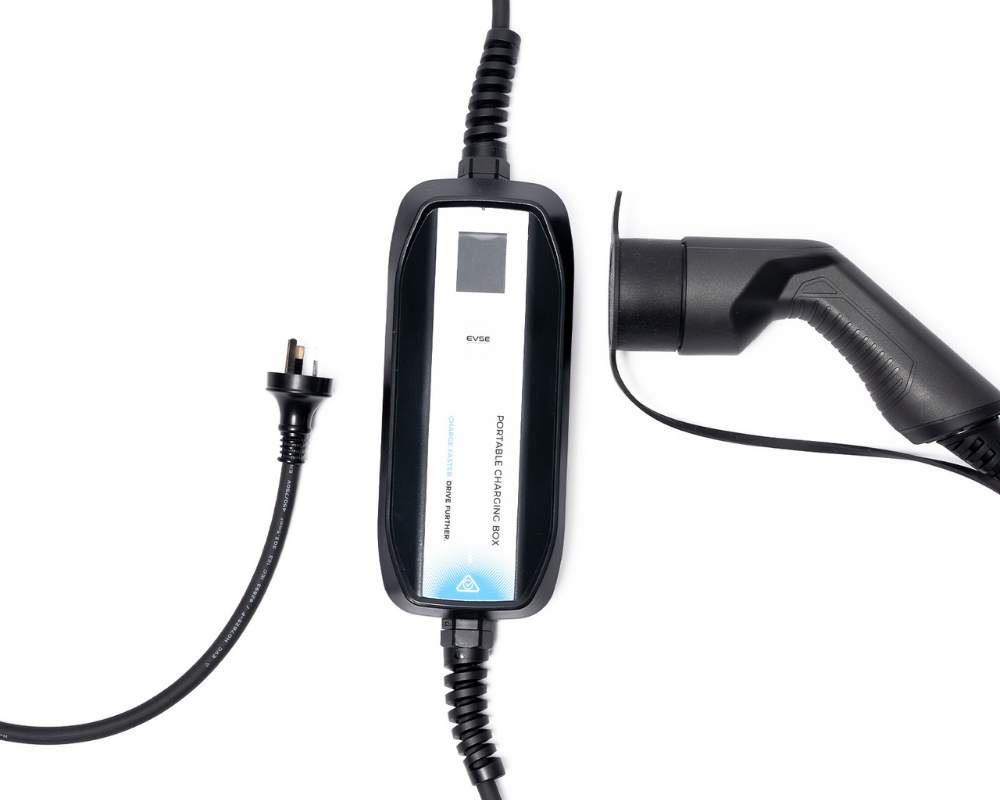 Portable Type 2 EV Charger | 10 Amp Plug | 10 Metre - EVSE Australia